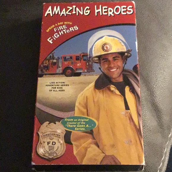 vhs | Other | Firefighters Amazing Heroes Vhs Tape | Poshmark